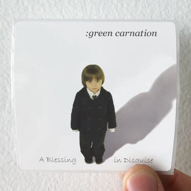 Green Carnation A Blessing In Disguise Album Cover Sticker