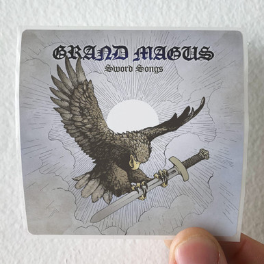 Grand Magus Sword Songs Album Cover Sticker