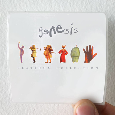 Genesis Platinum Collection Album Cover Sticker