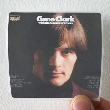 Gene Clark Gene Clark With The Gosdin Brothers Album Cover Sticker