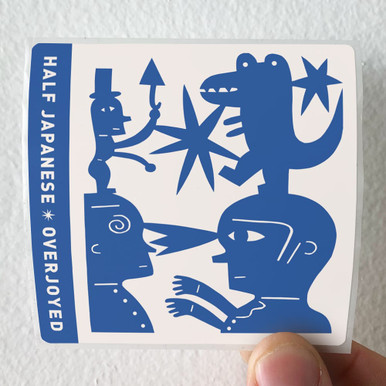 Half Japanese Overjoyed Album Cover Sticker