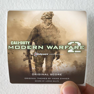 Hans Zimmer Call Of Duty Modern Warfare 2 Album Cover Sticker