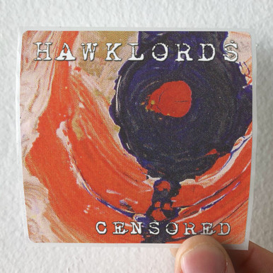 Hawklords Censored Album Cover Sticker