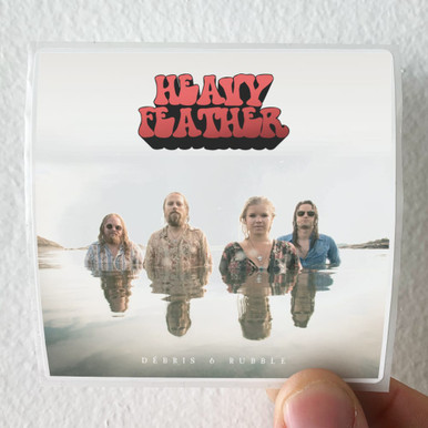 Heavy Feather Dbris Rubble Album Cover Sticker