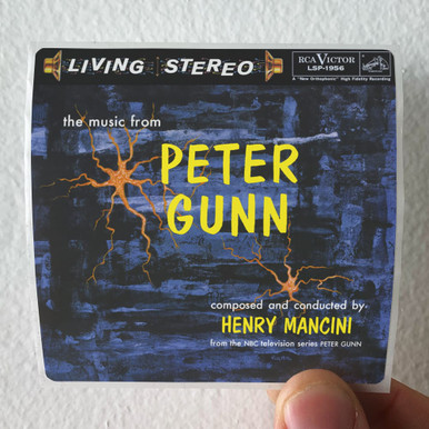 Henry Mancini Peter Gunn Album Cover Sticker