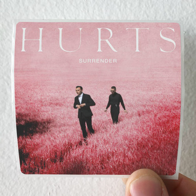 Hurts Surrender Album Cover Sticker