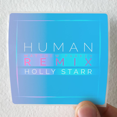 Holly Starr Human Album Cover Sticker