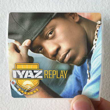 Iyaz Replay Album Cover Sticker