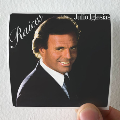 Julio Iglesias Raices Album Cover Sticker