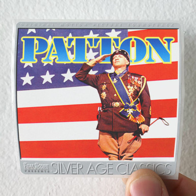 Jerry Goldsmith Patton Album Cover Sticker