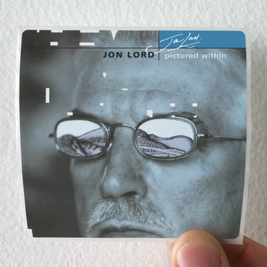 Jon Lord Pictured Within Album Cover Sticker