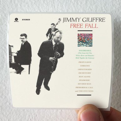 Jimmy Giuffre Free Fall Album Cover Sticker