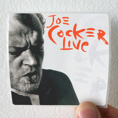 Joe Cocker Live Album Cover Sticker