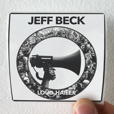 Jeff Beck Loud Hailer Album Cover Sticker