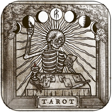 Aether Realm Tarot Album Cover Sticker Album Cover Sticker