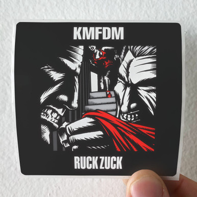 KMFDM Ruck Zuck Album Cover Sticker