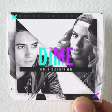 Karol G Dime Album Cover Sticker
