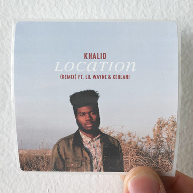 Khalid Location Single Album Cover Sticker