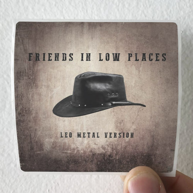 Leo Moracchioli Friends In Low Places Metal Version Album Cover Sticker