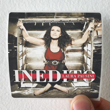 Laura Pausini Inedito Album Cover Sticker