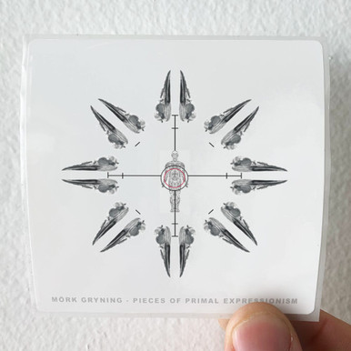 Mork Gryning Pieces Of Primal Expressionism Album Cover Sticker