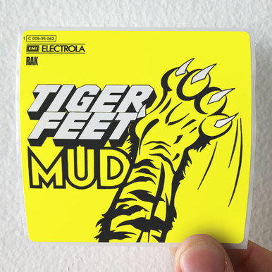 Mud Tiger Feet Album Cover Sticker