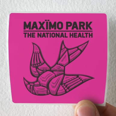 Maximo Park The National Health Album Cover Sticker