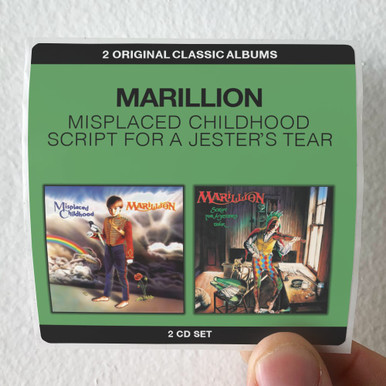Marillion Misplaced Childhood Script For A Jesters Tear Album Cover Sticker