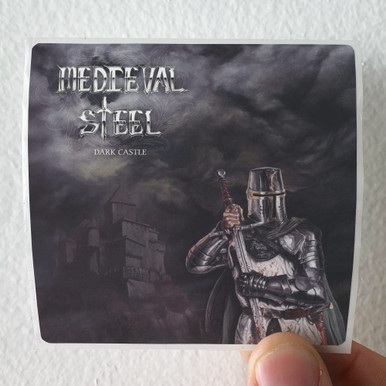 Medieval Steel Dark Castle Album Cover Sticker