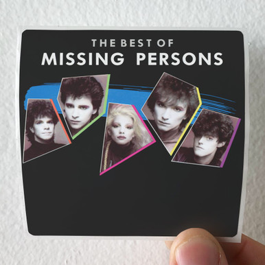 Missing Persons The Best Of Missing Persons Album Cover Sticker