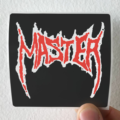 Master Master Album Cover Sticker