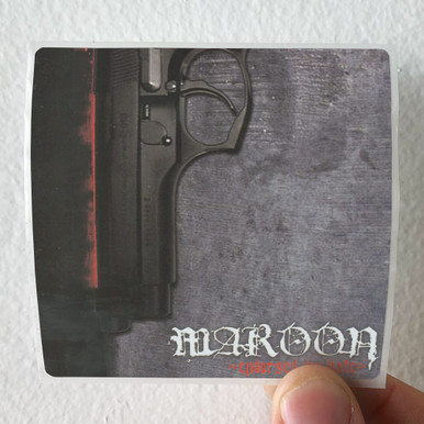 Maroon Endorsed By Hate Album Cover Sticker