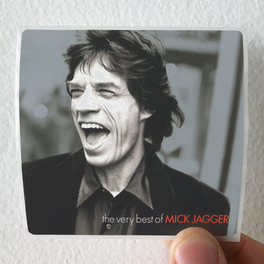 Mick Jagger The Very Best Of Mick Jagger Album Cover Sticker