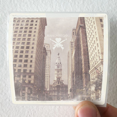 Man Overboard Man Overboard Album Cover Sticker