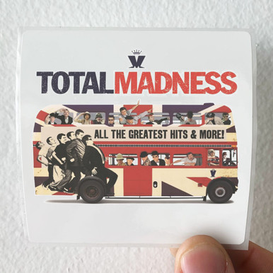 Madness Total Madness All The Greatest Hits More Album Cover Sticker