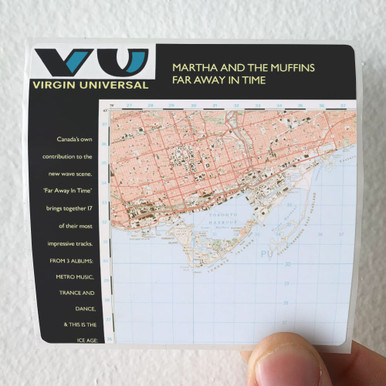 Martha and the Muffins Far Away In Time Album Cover Sticker