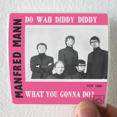 Manfred Mann Do Wah Diddy Diddy Album Cover Sticker