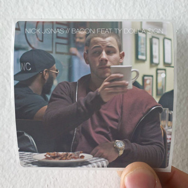 Nick Jonas Bacon Album Cover Sticker