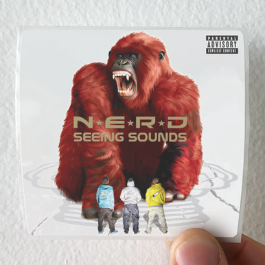 NERD Seeing Sounds Album Cover Sticker
