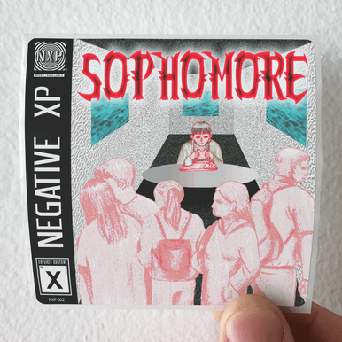 Negative Xp Sophomore Album Cover Sticker