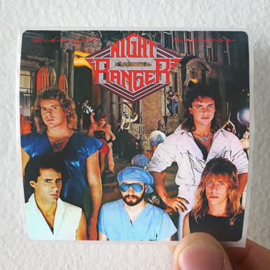 Night Ranger Midnight Madness Album Cover Sticker