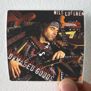 Nils Lofgren Damaged Goods Album Cover Sticker