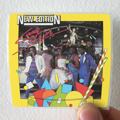New Edition Candy Girl Album Cover Sticker