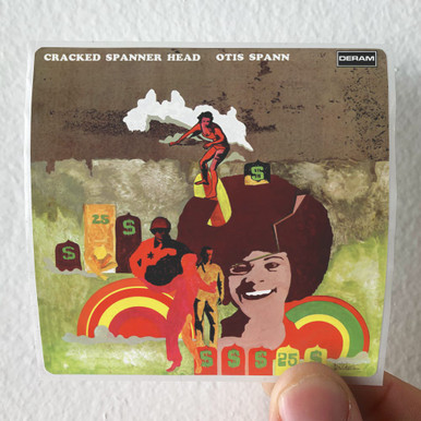 Otis Spann Cracked Spanner Head Album Cover Sticker