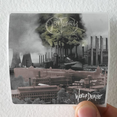 Obituary World Demise Album Cover Sticker