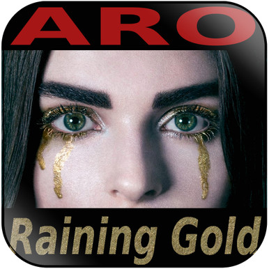 ARO Raining Gold Album Cover Sticker Album Cover Sticker