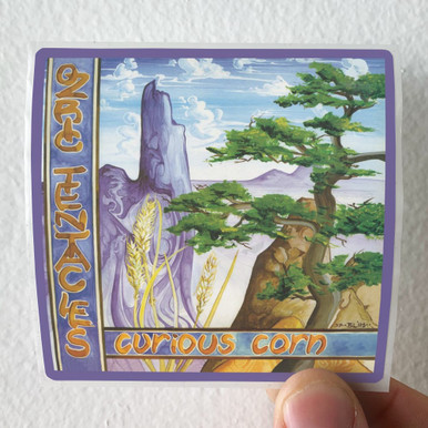 Ozric Tentacles Curious Corn Album Cover Sticker