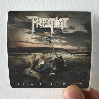 Prestige Decades Of Decay Album Cover Sticker