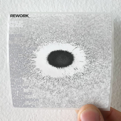 Philip Glass Rework Album Cover Sticker