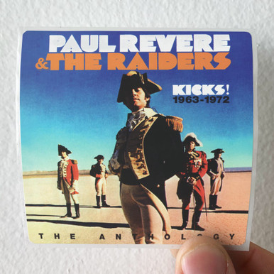 Paul Revere and The Raiders Kicks 1963 1972 Album Cover Sticker